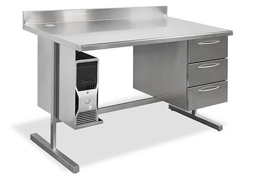 S/steel desks for industry and GMP - AGMA Superior Inox